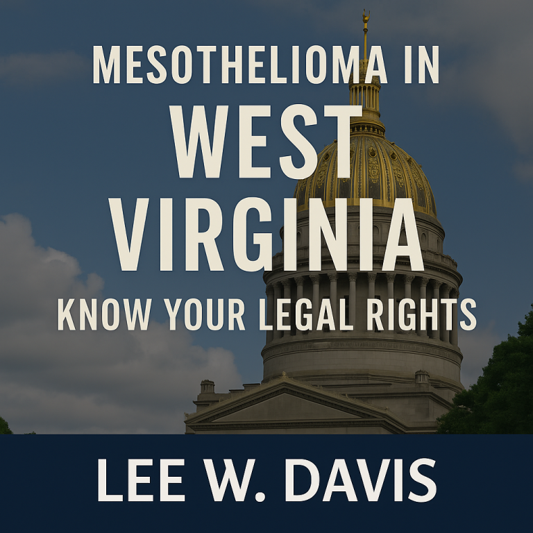 Mesothelioma in West Virginia – Know Your Legal Rights - Lee W Davis